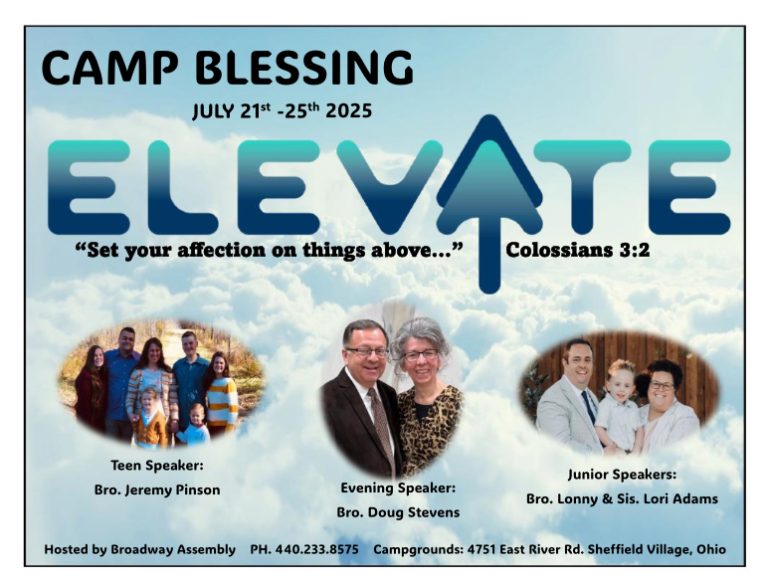 Camp Blessing ~ Broadway Assembly